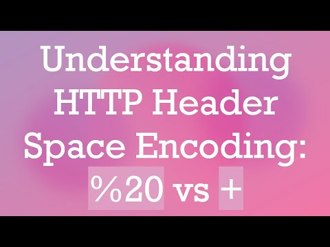 Understanding HTTP Header Space Encoding: %20 vs +