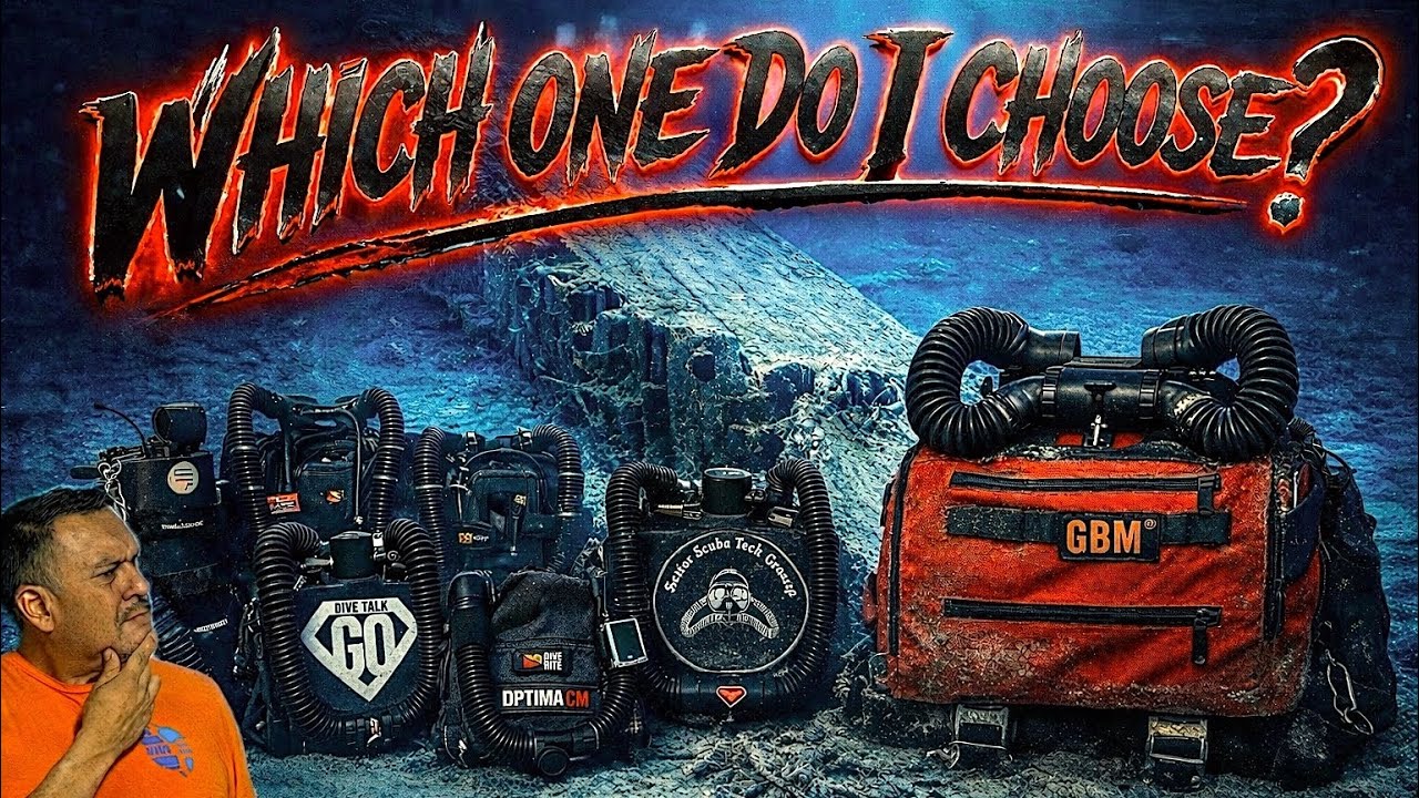 400ft on Britannic… I Have 10 CCRs — Only One Makes the Dive