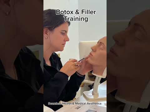 Aesthetic Training for Nurses! 💉#aesthetictraining #botoxtraining #nursetraining #aesthetictraining