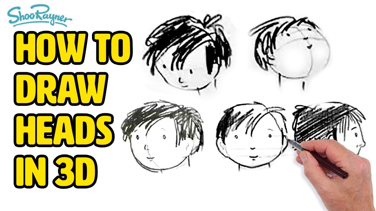 Illustration Master Class - Draw a face from many different angles