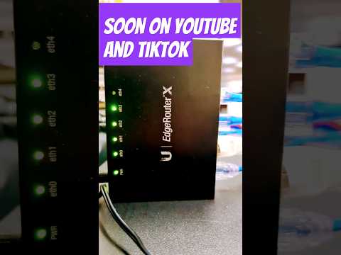 Configuration Edge router X by Ubiquiti