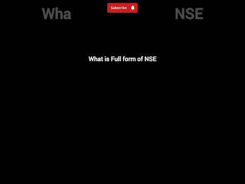What is full form of NSE #oc#class12#board#gseb