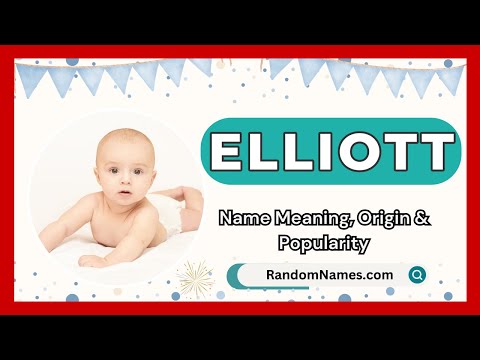 Elliott - Baby Boy Name Meaning, Origin & Popularity - RandomNames.com