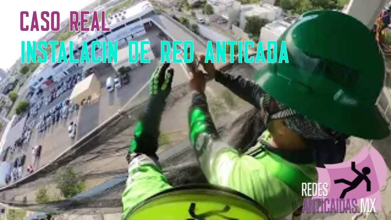 🎥 Caso real: instalación de red anticaída en una obra vertical | Redes Anticaídas