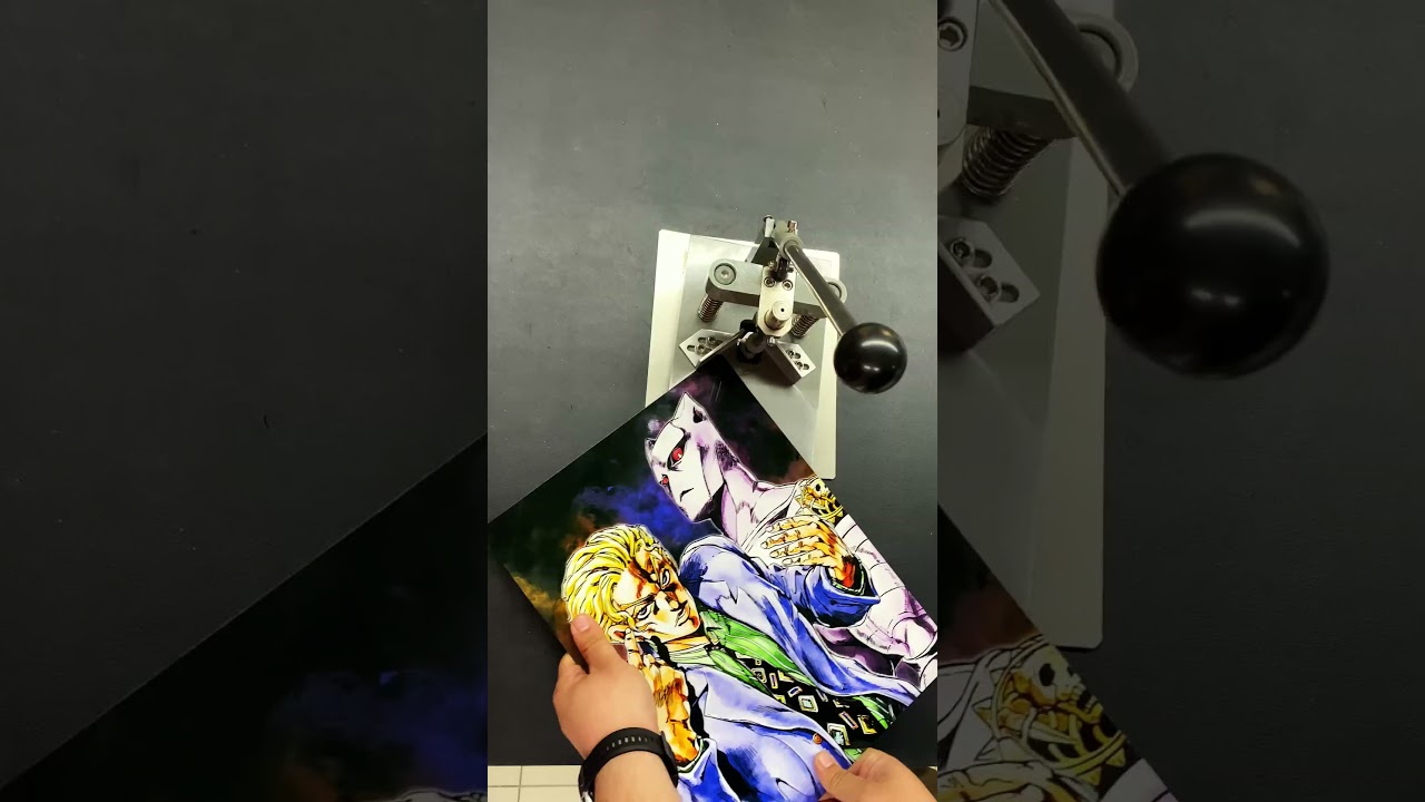 jojo's bizarre adventure:killer queen metal wall art🎨 #jojo #anime #manga #unboxing #animeedit