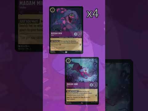 This is the REAL starter deck of competitive Lorcana