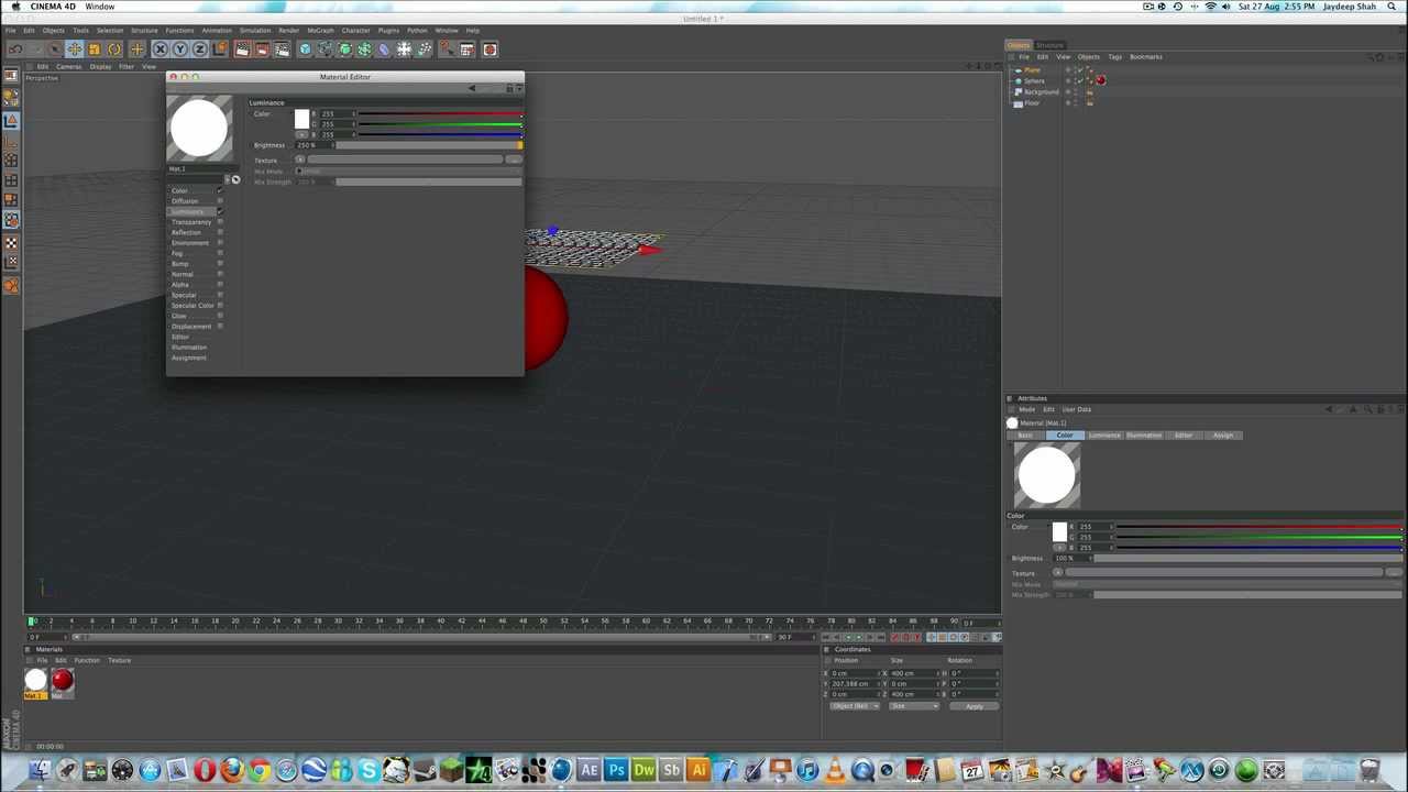 Cinema 4D r12 Tutorial: Lighting Setup