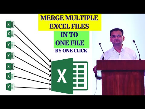 Merge Multiple Excel Files into One File in Excel (by One Click) VBA Code | TechGuruPlus
