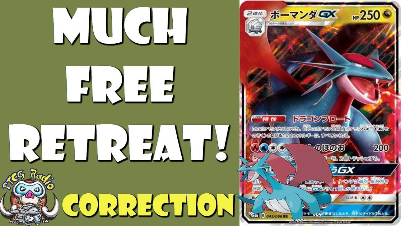 Salamence-GX – Free Retreat for MANY Pokemon! (Corrected)