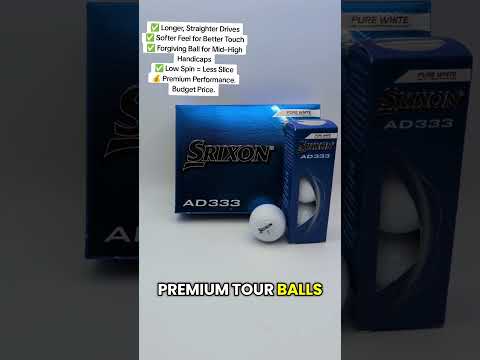 What is the best Srixon golf ball for mid handicappers? The AD333.
