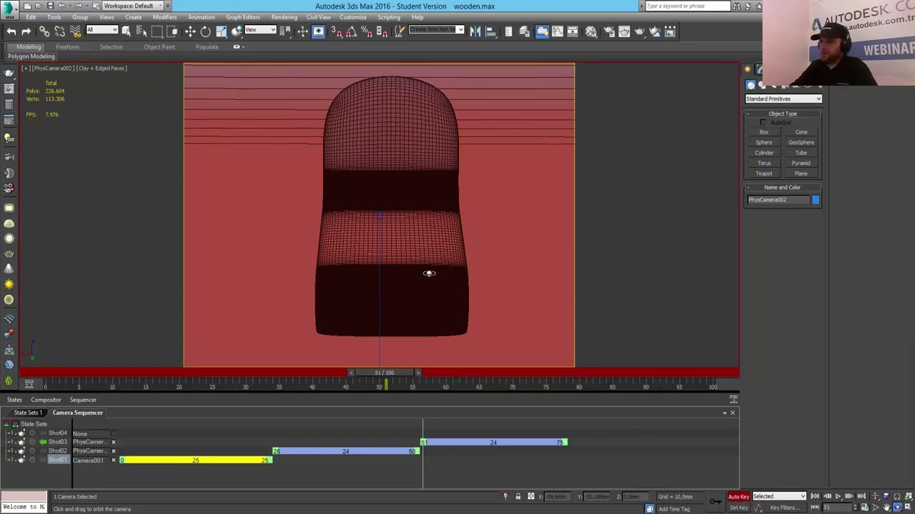 Autodesk 3Ds Max 2016 Camera Sequencer 1