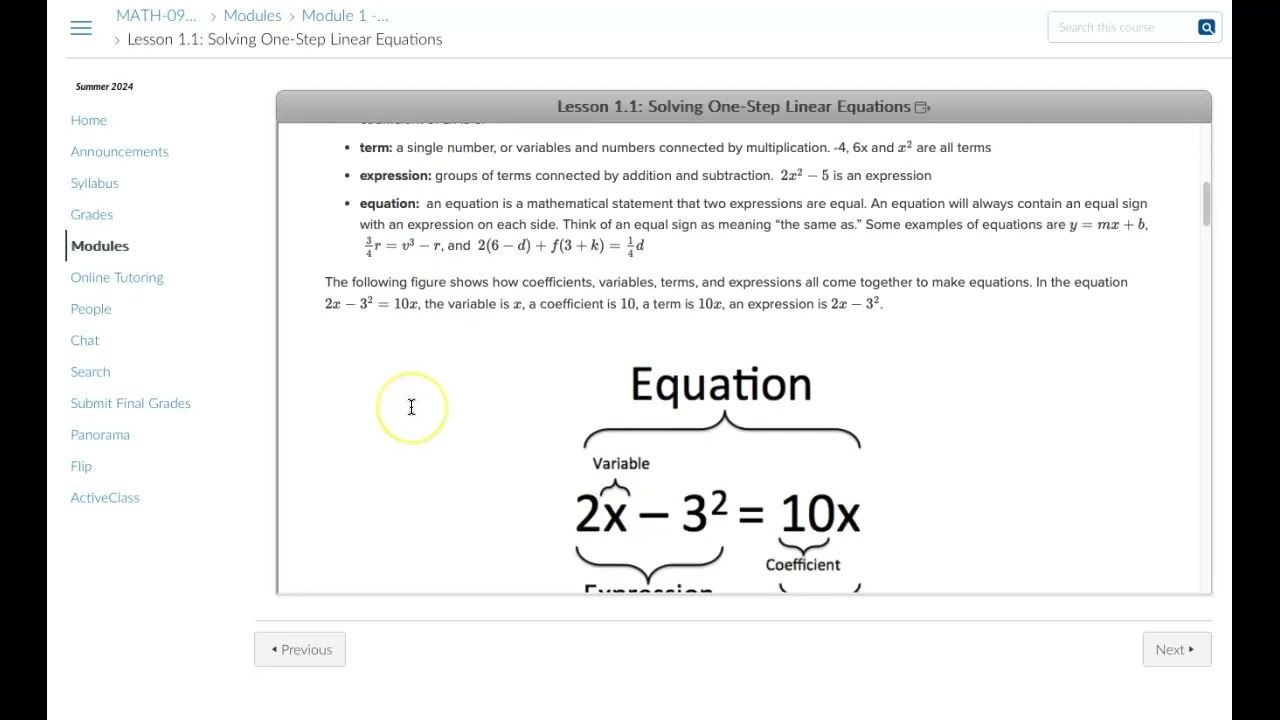 Math 0990 Orientation Video