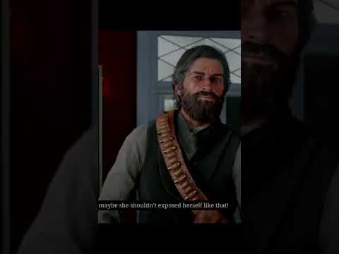 Dark secrets gets exposed at the art gallery in Saint Denis #shorts #rdr2