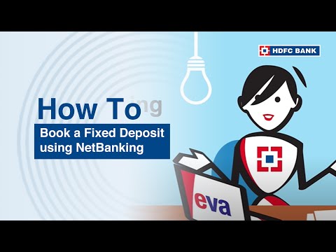 Book a Fixed Deposit using NetBanking | HDFC Bank