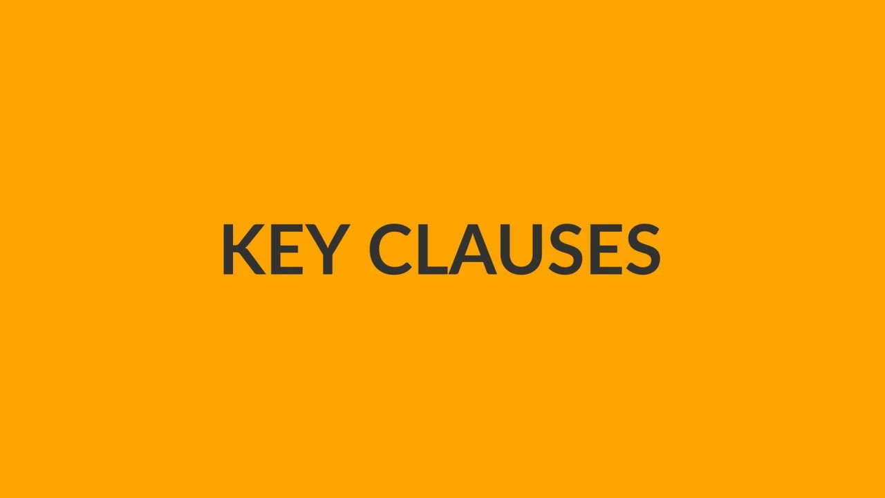 Employment Agreements – Key Clauses