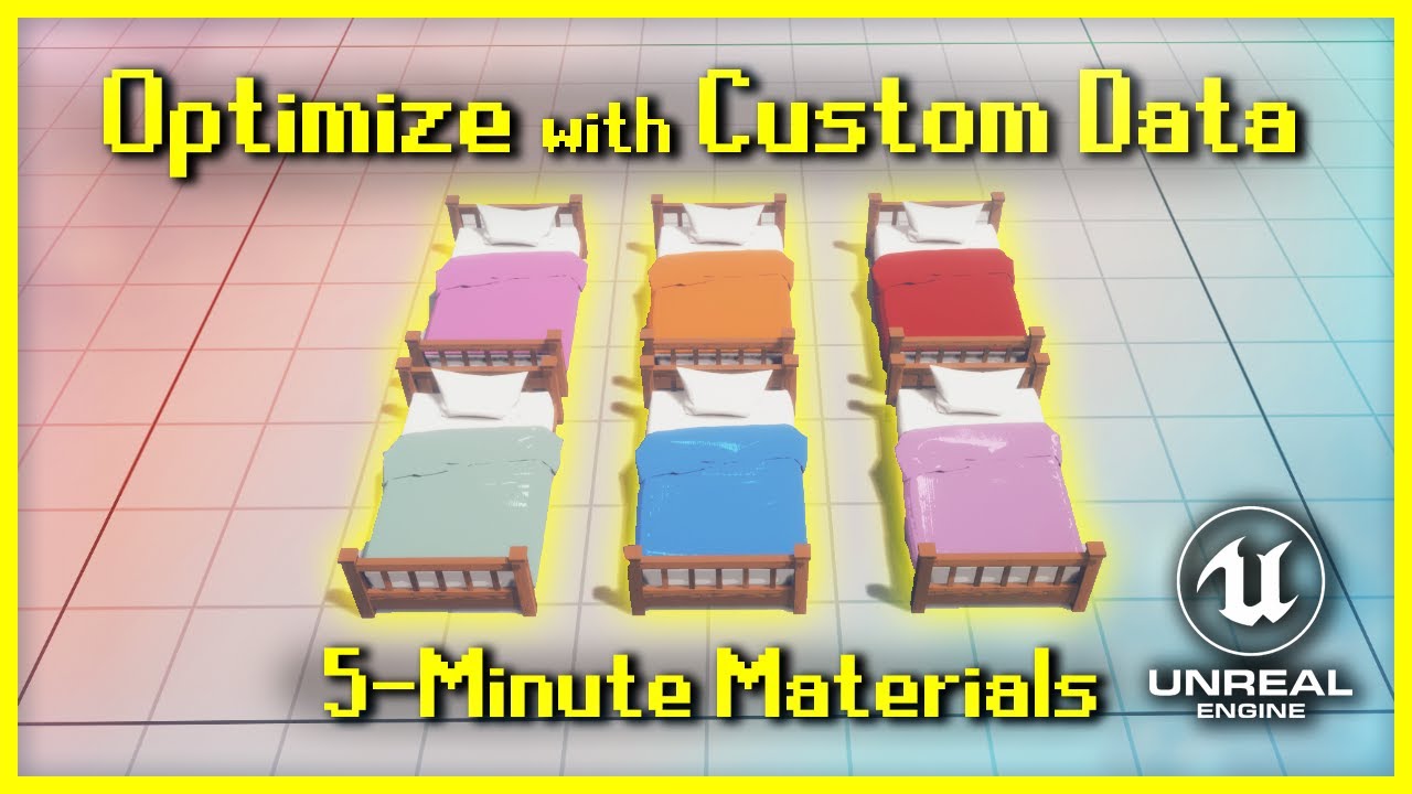 Optimize with Custom Data | 5-Minute Materials [UE4/UE5]
