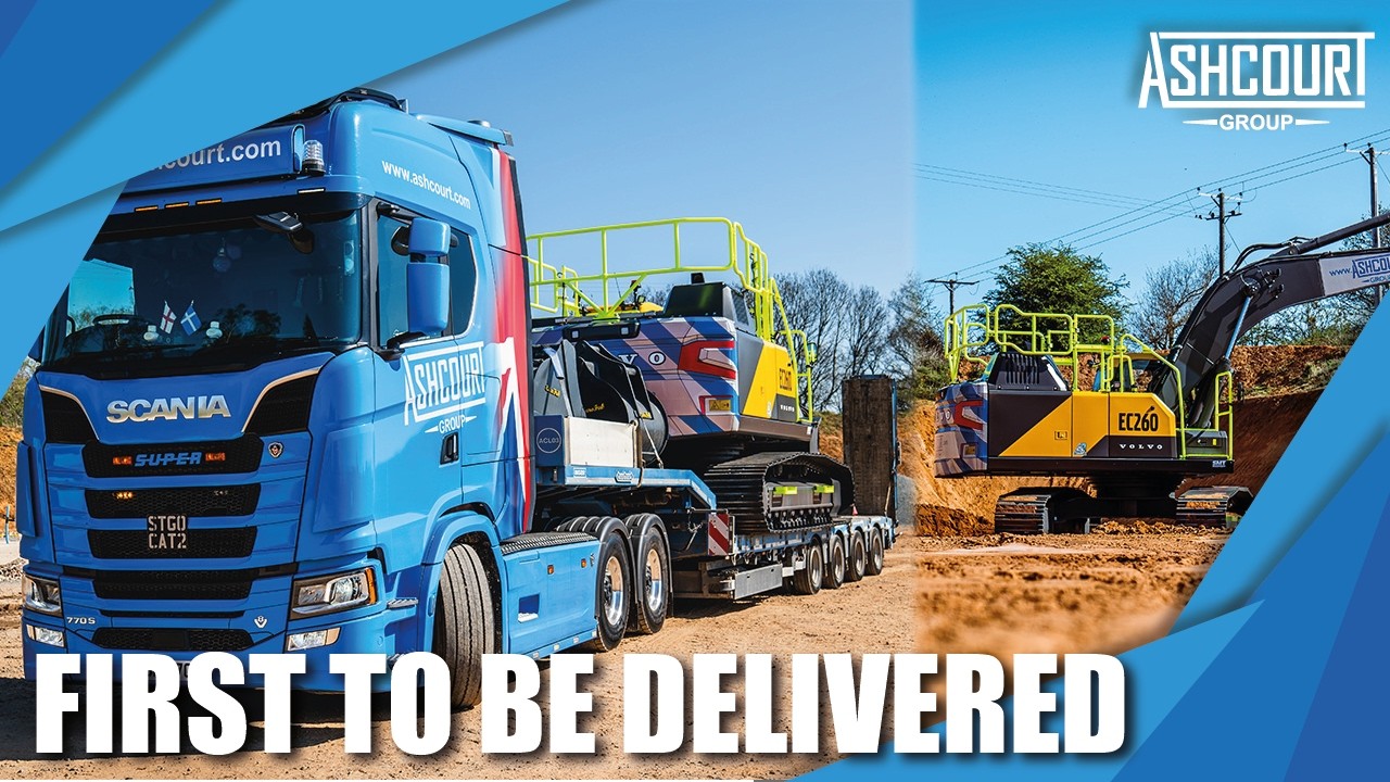 One of the first EC260 Volvo excavators!