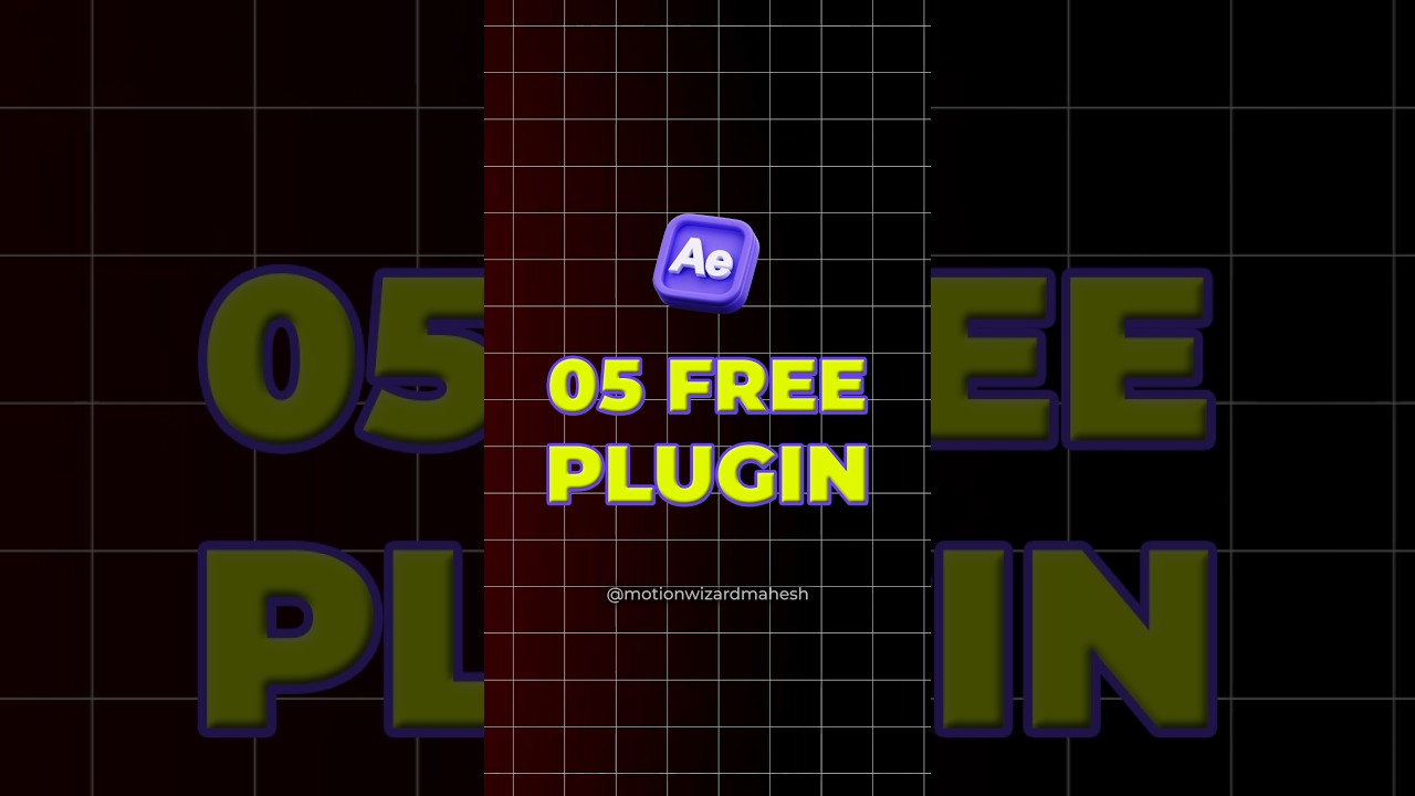 Top 5 Free Plugins for After Effects in 2025. #aftereffects #plugins #motiongraphics #tutorial