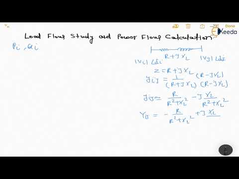Load flow study and power flow calculation Video Lecture - Power System (Video Lectures for GATE ...
