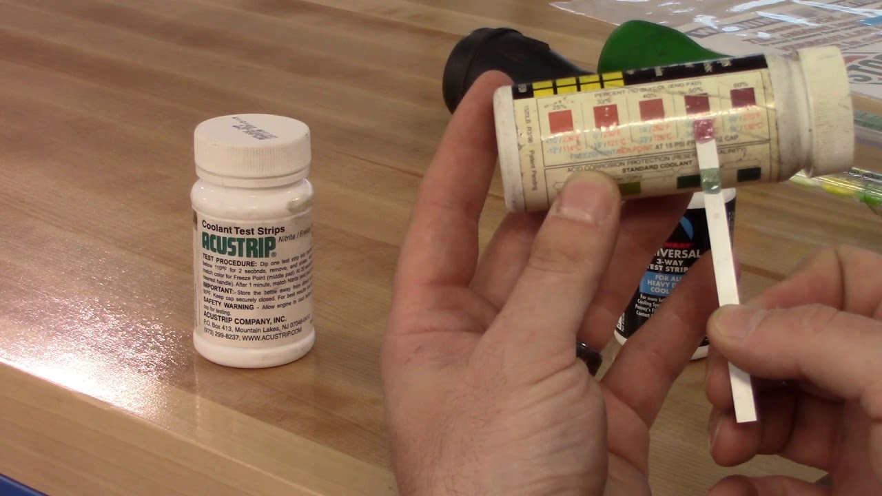 Coolant Test Strips