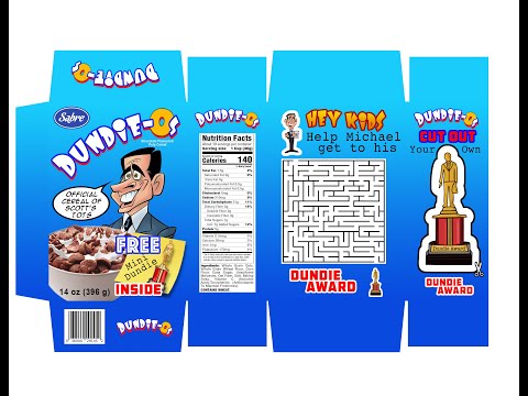 Dundie-Os Cereal Box Photoshop Tutorial