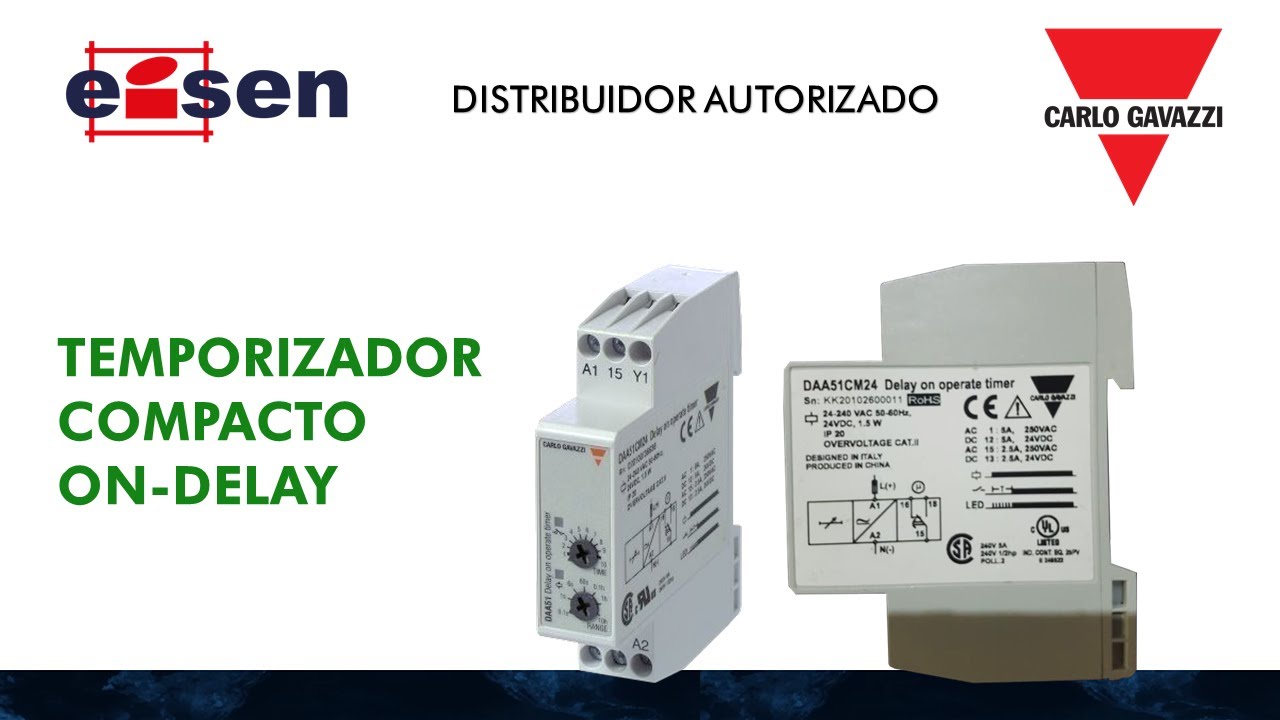 Producto de automatización - Temporizador compacto On Delay