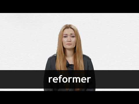 REFORMER definition and meaning | Collins English Dictionary