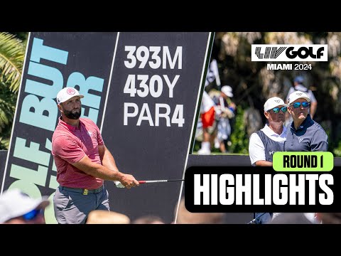 FULL HIGHLIGHTS: Round 1 | LIV Golf Miami | 2024 - YouTube Golf - Live Action Golf