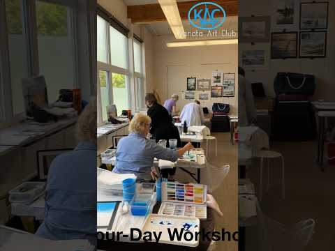 4-day Workshop, Ottawa, Canada, Kanata Art Club #watercolorworkshop #watercolorartist #Ottawa