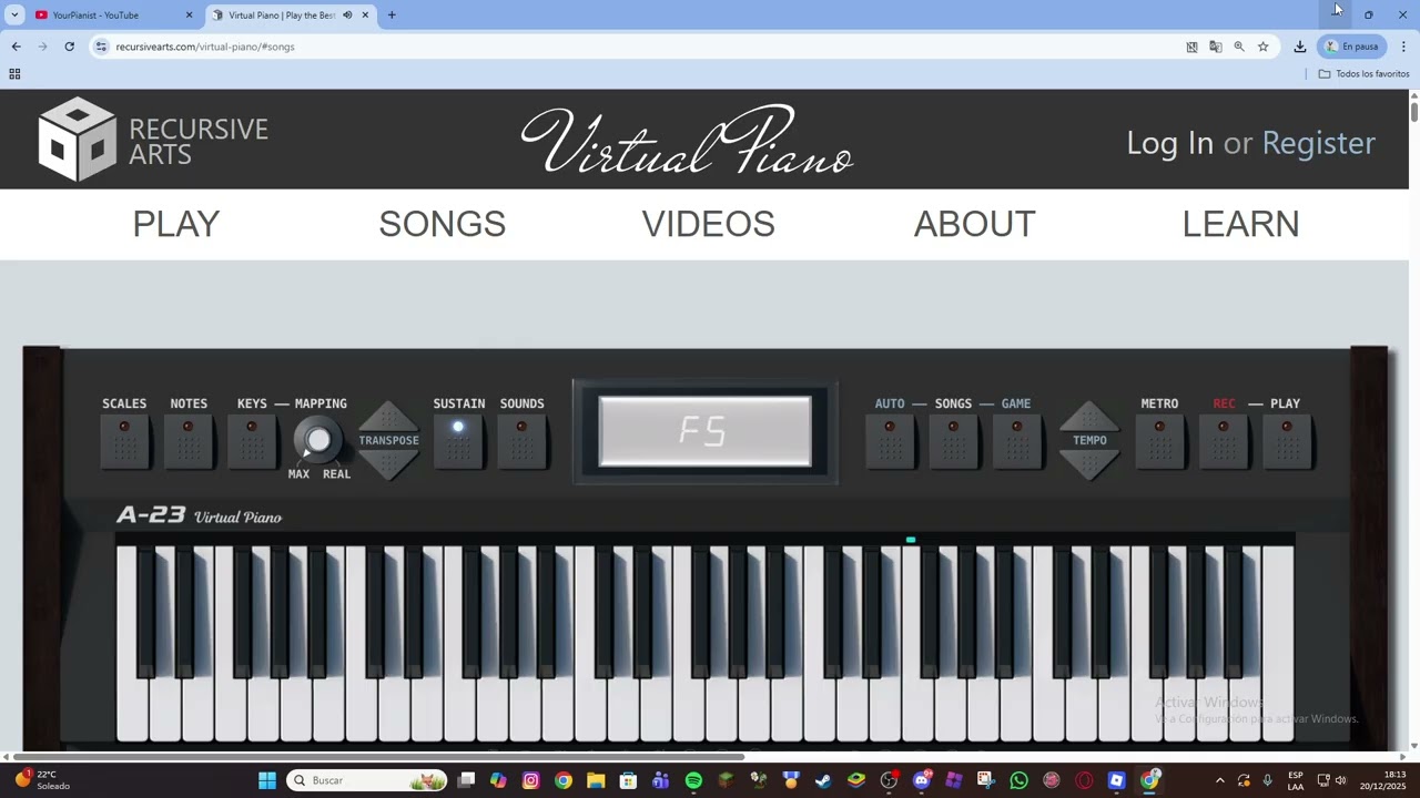 Gravity falls Intro Piano Virtual (sheets in desc)