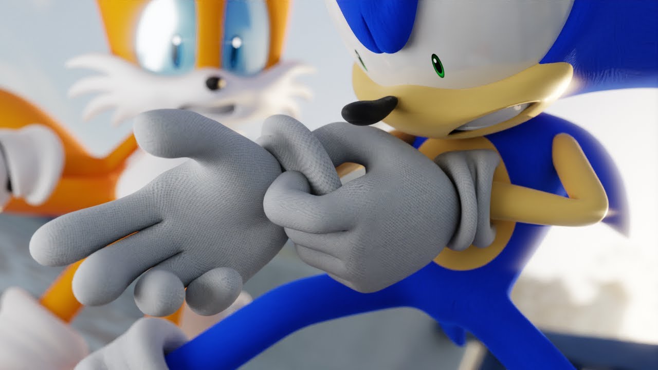 Sonic TRIES to REMOVE his Gloves (Animation)