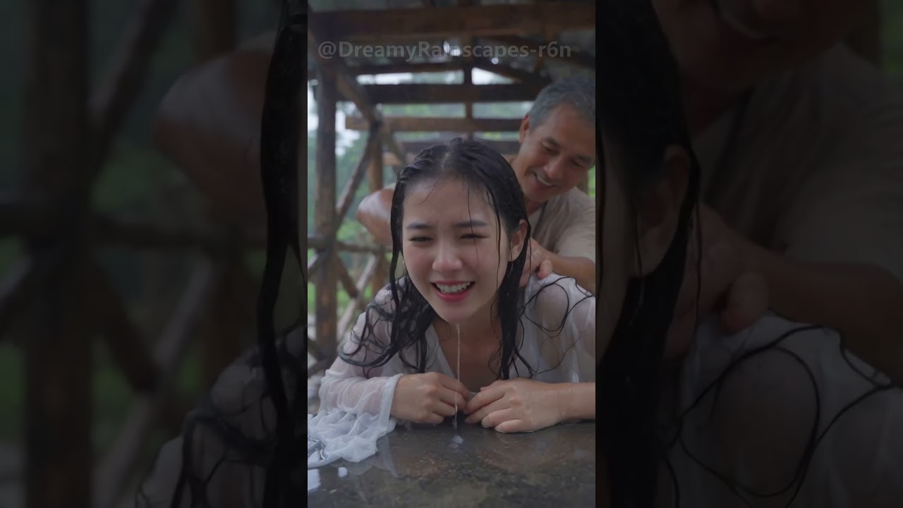 Secret Touch in the Storm An ASMR Massage That Warms the Heart #heavyrain #heavyraining #relax