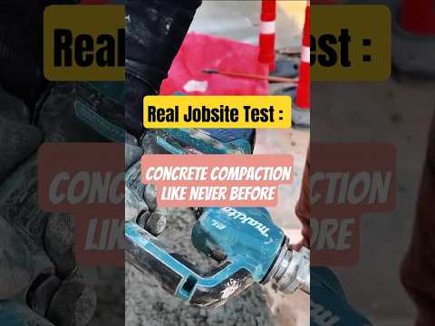 How Vibration Technology Makes Concrete Indestructible – Makita in Action!