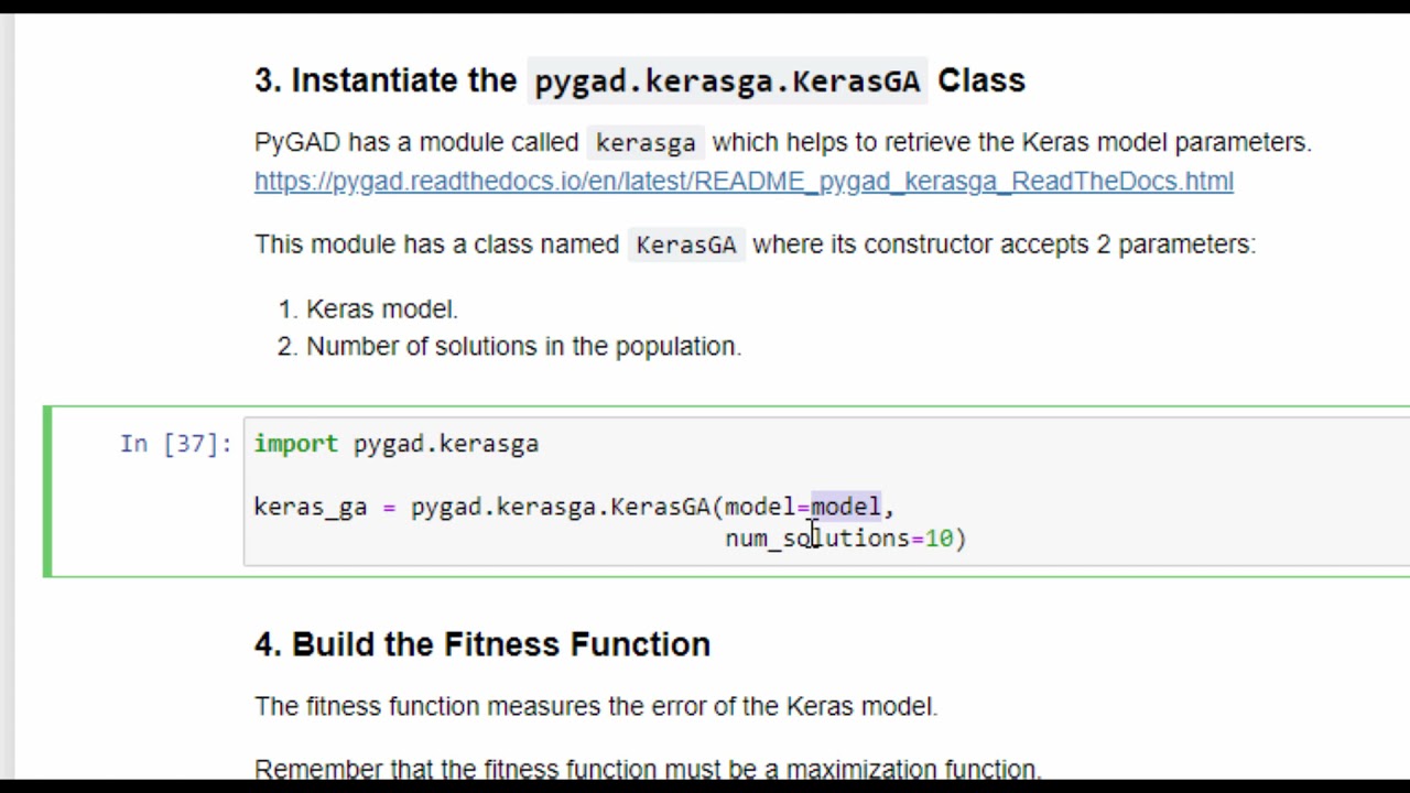 Train Keras Models Using the Genetic Algorithm
