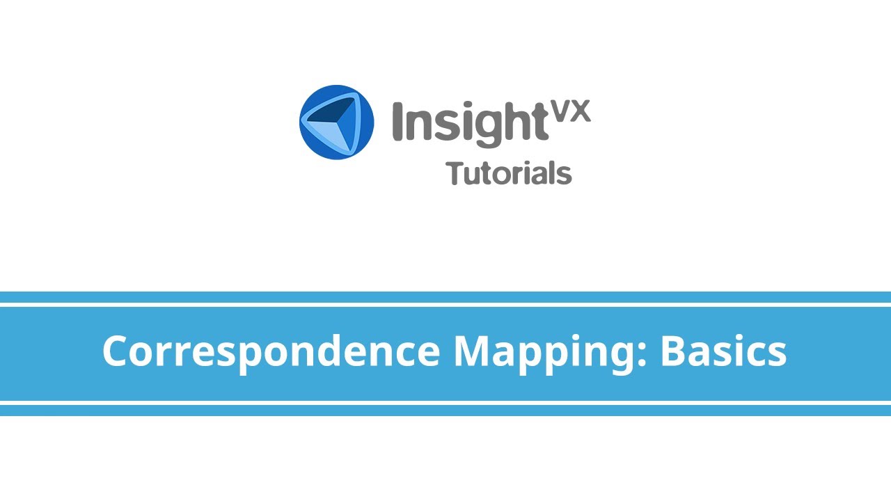Insight VX Tutorials: iTab - Correspondence Mapping (Basics)