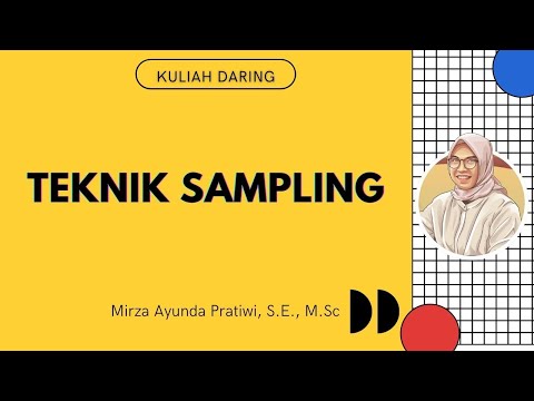 Statistika: Teknik sampling