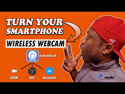How to turn your smartphone into a wireless webcam: Iriun webcam