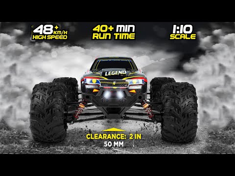 $164 RC Car - AMAZON USA - LAEGENDARY Legend 1:10 Scale Large RC Cars 48+ kmh Speed