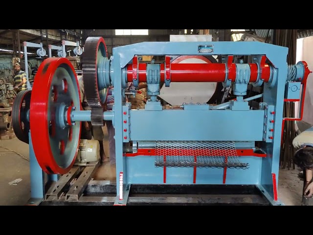 Expanded Metal Making Machine - Expanded Metal Mesh Making Machine ...