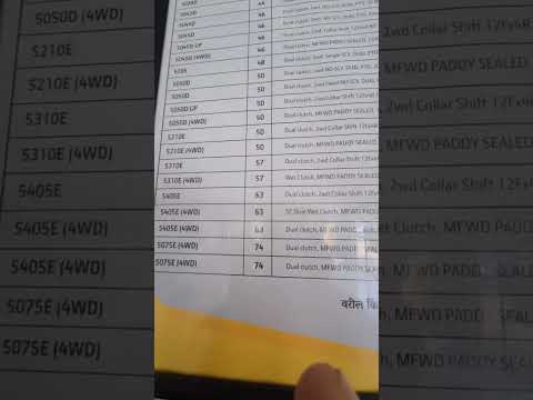 John Deere ki price list 40 HP 74 HP #indiantractor #johndeere #automobile #farmer #shorts #video