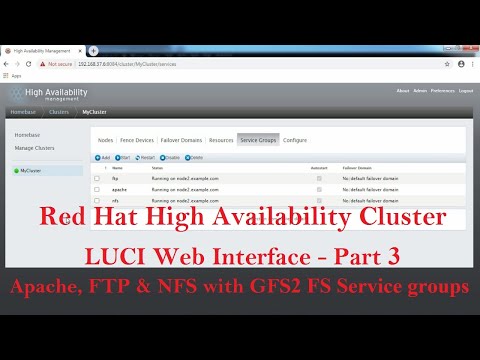 Red Hat High Availability Cluster Configuration - Part 3 (Tamil)