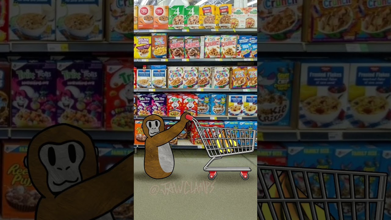 Monke goes shopping #animation #gorillatag #oculusquest2 #vr