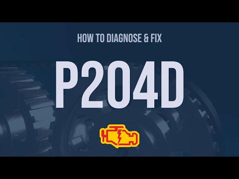 How to Diagnose and Fix P204D Engine Code - OBD II Trouble Code Explain