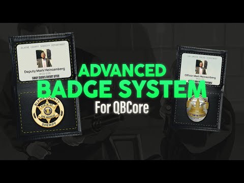 [QBCore] AN Badge System [PAID] - Releases - Cfx.re Community
