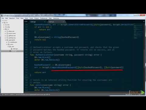 Learn Go Projects Usernames and Passwords | packtpub com - Mind Luster