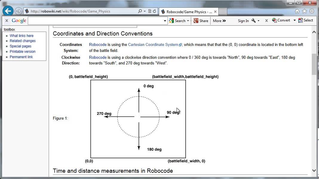 Robocode Tutorial - Part 01