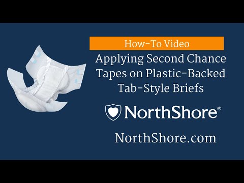 Plastic-Backed Adult Diapers with Tabs | NorthShore