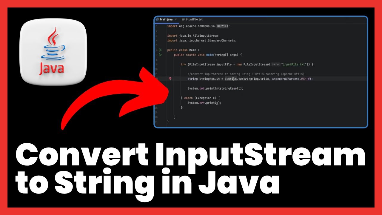 How to Convert InputStream to String in Java | FULL GUIDE