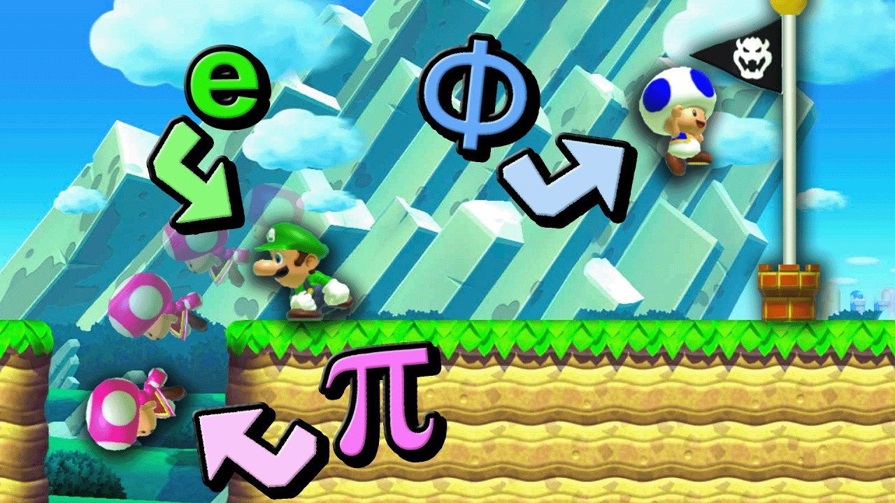 I Forced Mathematical Constants to Play Mario Maker