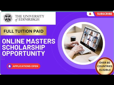 ONLINE MASTERS SCHOLARSHIP (DISTANCE LEARNING) OPPORTUNITY. #scholarships #studyinuk #grants